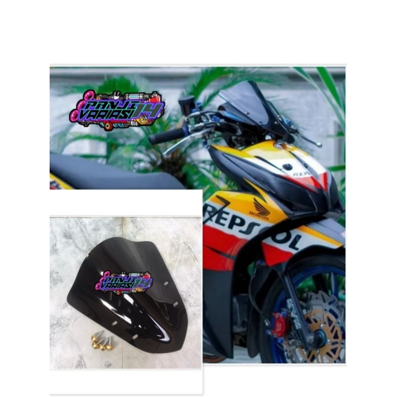Jual VISOR BLADE REPSOL CUSTOM VISOR AEROX TERBARU | Shopee Indonesia