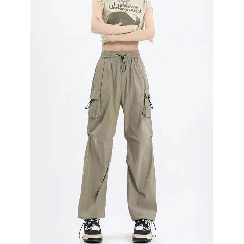 Jual CARGO PANTS HIGHWAIST LOOSE JUMBO | KOREAN STYLE CARGO | Shopee ...