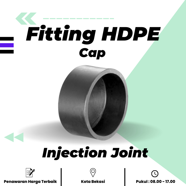 Jual End Cap / Dop PN10 ukuran 75mm ( 2-1/2" ) Fitting HDPE Injection ...