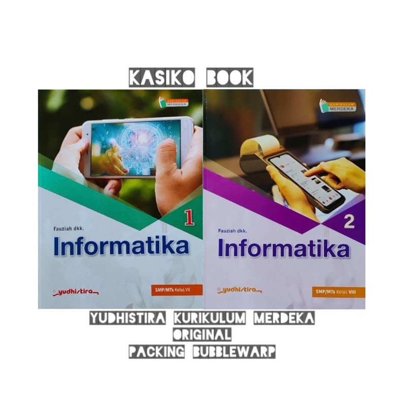 Jual Buku Informatika Kelas 7 8 9 / 1 2 3 SMP/MTs Yudhistira Kurikulum Merdeka | Shopee Indonesia
