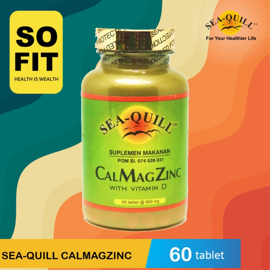 Jual Sea-Quill Calmagzinc Isi 60 Tablet - Sea Quill Cal Mag Zinc ...