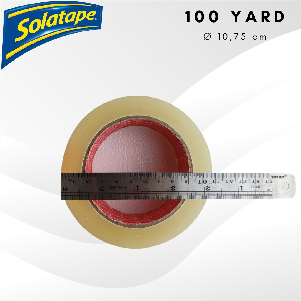 Jual Lakban Solatape Bening / Cokelat 2inch 45mm x 100 yard KUALITAS ...