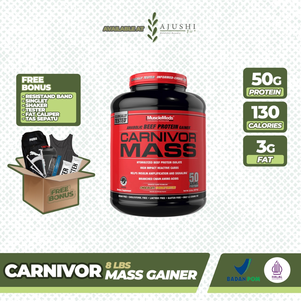 Jual Musclemeds Carnivor Mass Gainer 5,8 Lbs dan 10 Lbs | Shopee Indonesia