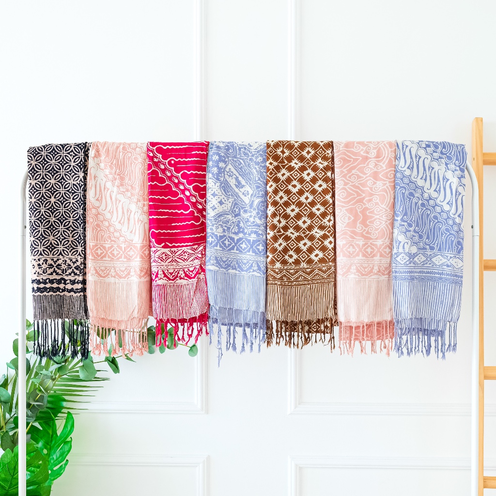 Jual BATIK SCARF SYAL KOREA SYEL BATIK PREMIUM IKAT KEPALA KOREA SCARF ...