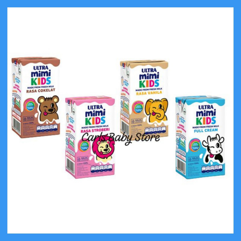 Jual ULTRA MIMI KIDS 125 ML - SUSU UHT (SATUAN) | Shopee Indonesia