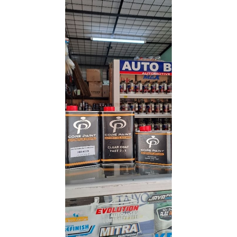 Jual Core paint clear coat fast 2:1 + Thinner Polyuretant Core Paint ...