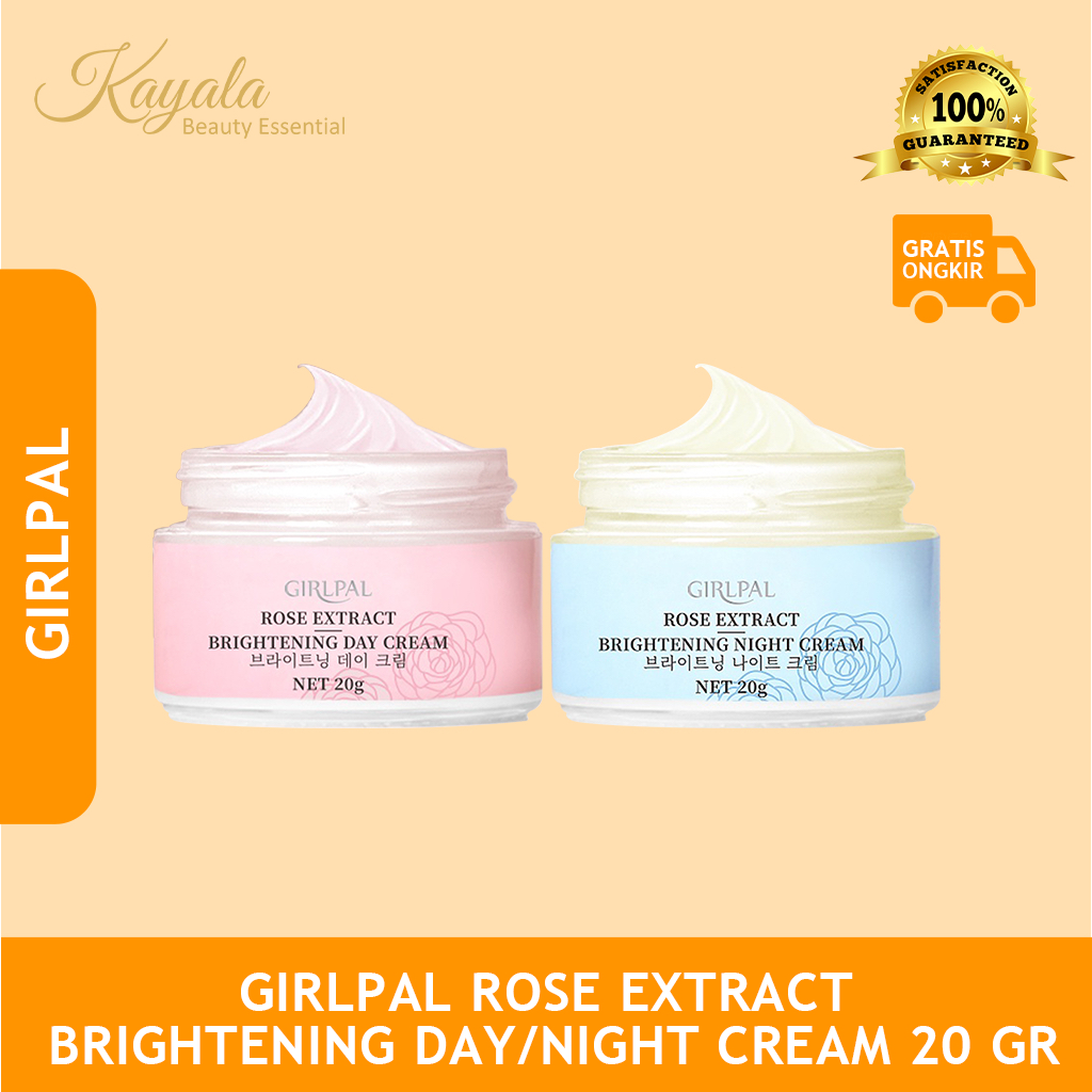 Jual GIRLPAL ROSE EXTRACT BRIGHTENING DAY CREAM 20 GR - GIRLPAL ROSE ...