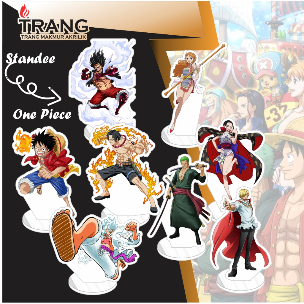 Jual Standee Figure Akrilik One Piece / Standing Action figure Acrylic ...