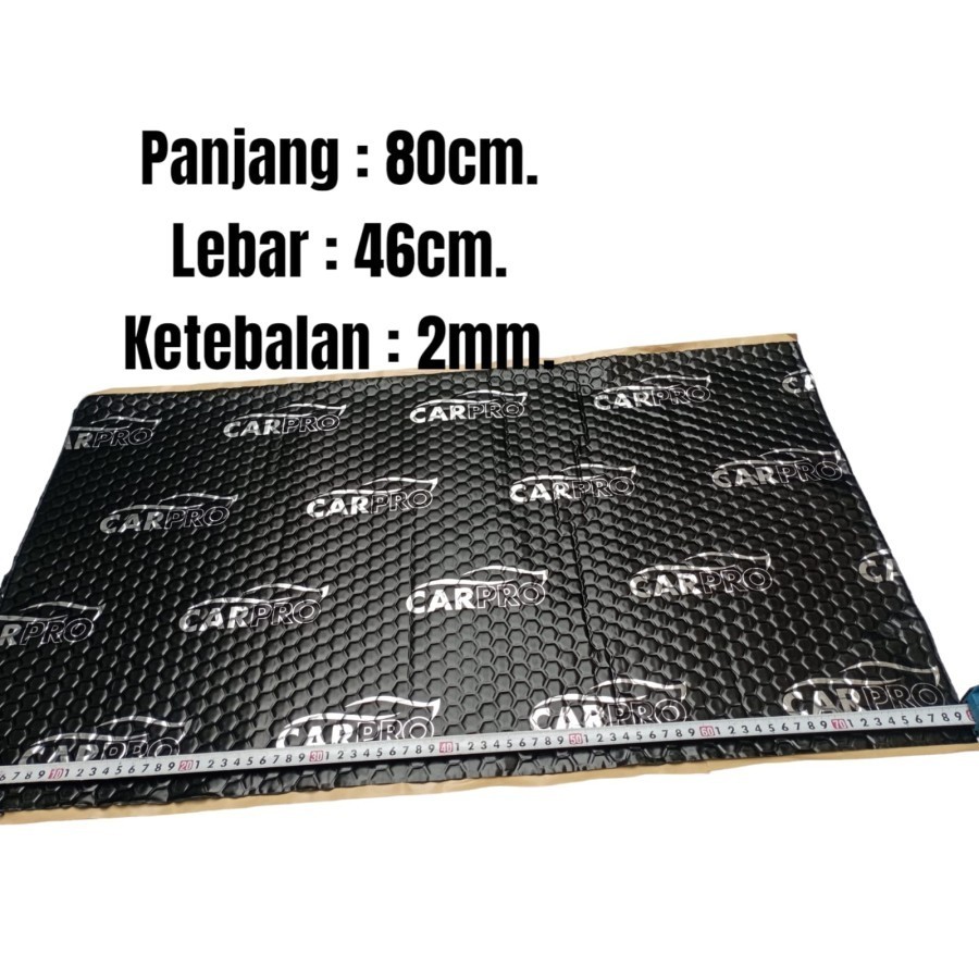Jual Peredaam Aluminium Mobil Carpro 2mm peredam suara/ panas lantai ...