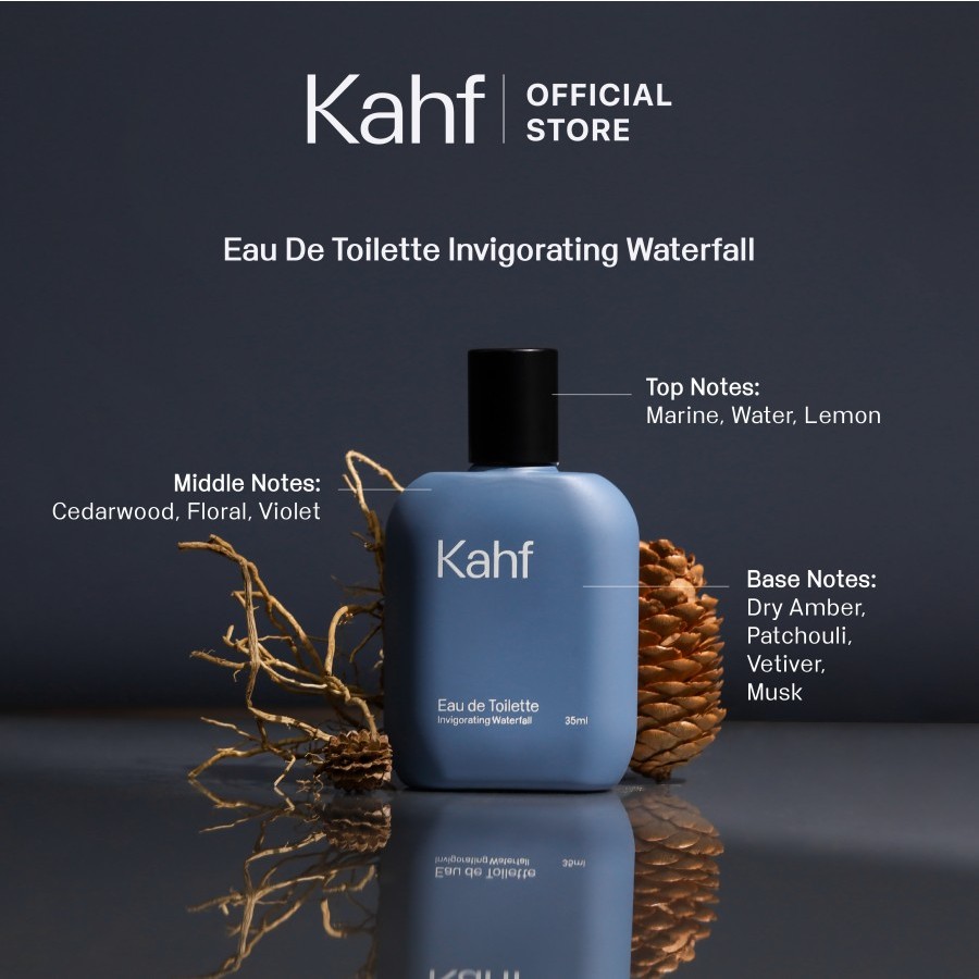 Jual KAHF INVIGORATING WATERFALL EAU DE TOILETTE 35 ML | Shopee Indonesia