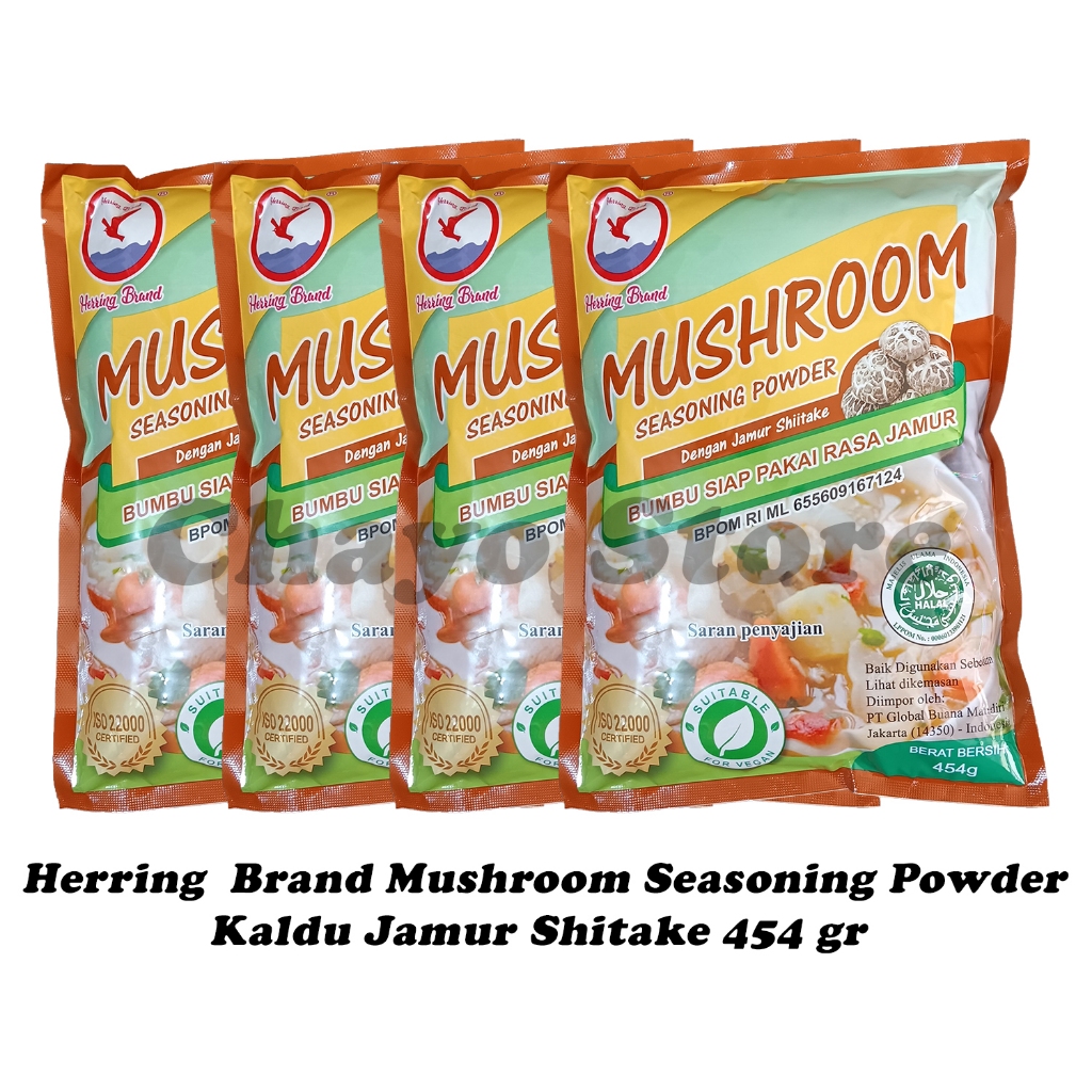 Jual Kaldu Jamur Shitake HERRING BRAND 454 Gr / Mushroom Seasoning ...