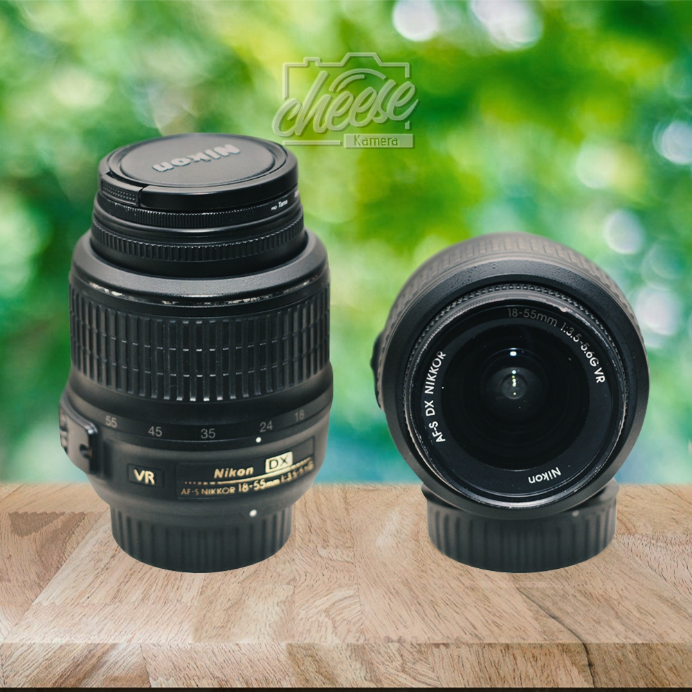 Jual LENSA KIT NIKON 18-55MM F3.5-5.6 VR VRII AFS AFP MULUS AUTOFOKUS CEPAT | Shopee Indonesia