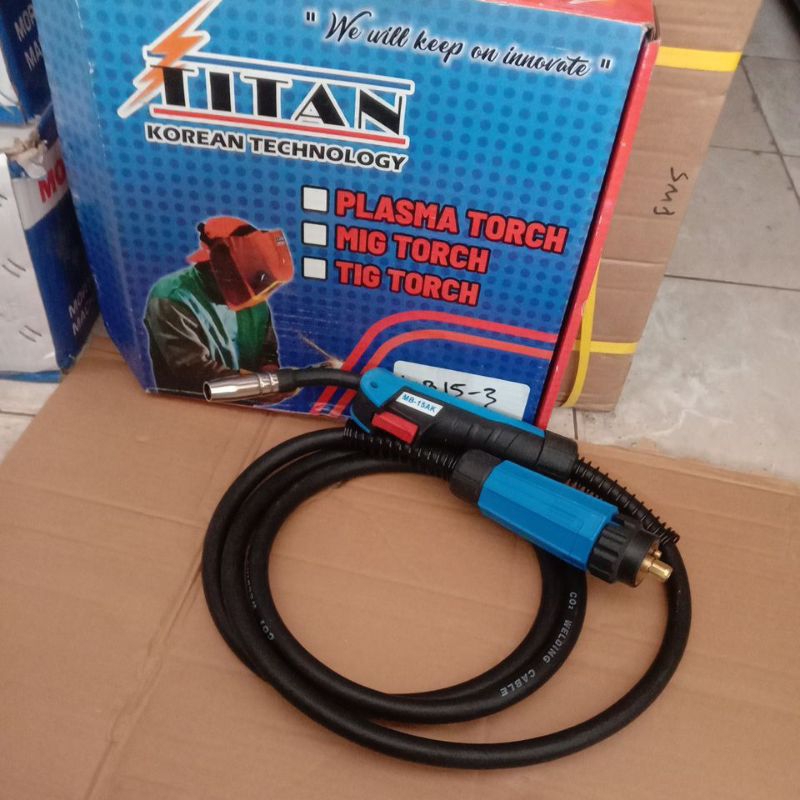 Jual Stang Las Co Stang Las Mig Torch MB-15 MB15 Titan 3 Meter | Shopee ...