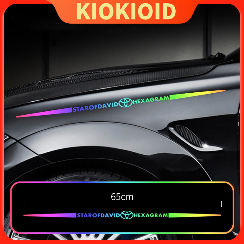 Jual Stiker Laser Mobil Rainbow Laser Car Sticker Reflektor Car Logo ...