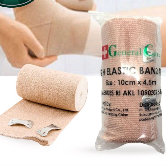 Jual Elastic Bandage GC 4 inch General Care / Perban Elastis 10 cm x 4 ...