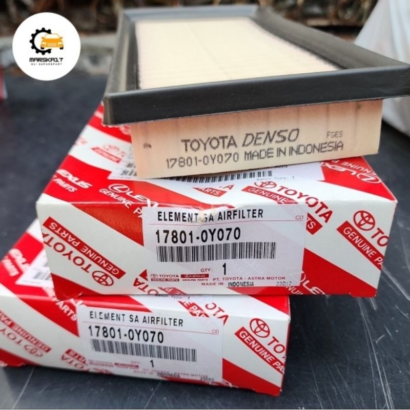 Jual Filter Saringan Udara Vios Yaris Etios Limo 17801-0Y070 original ...