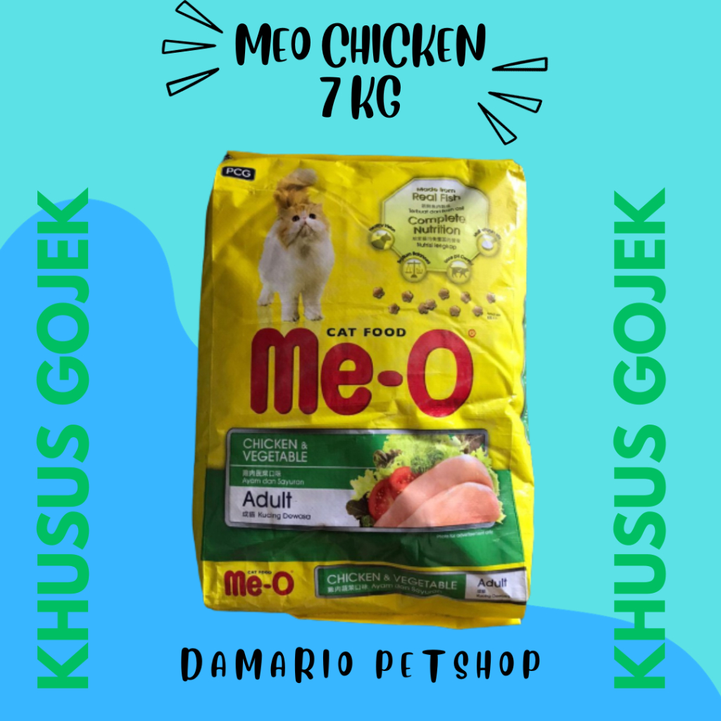 Jual Meo Chicken Adult 7 Kg Makanan Kucing ( Khusus Gojek ) | Shopee ...