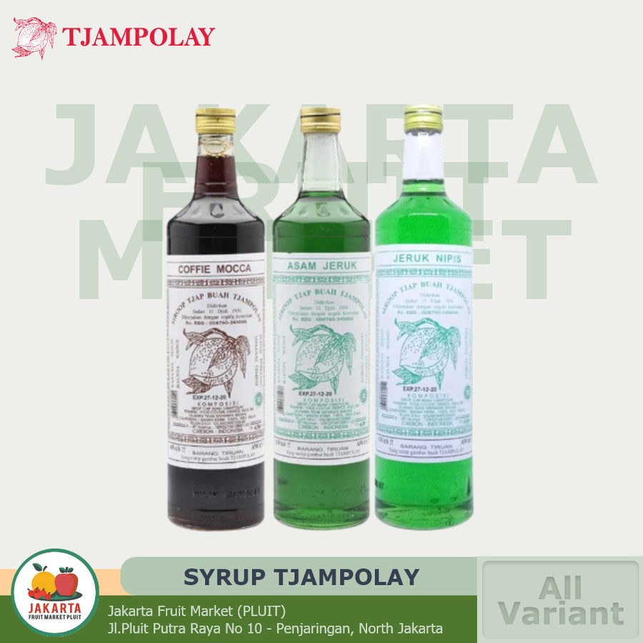Jual [PROMO] SIRUP TJAMPOLAY Kopyor / Asam Jawa / Jeruk Nipis / Mocca ...