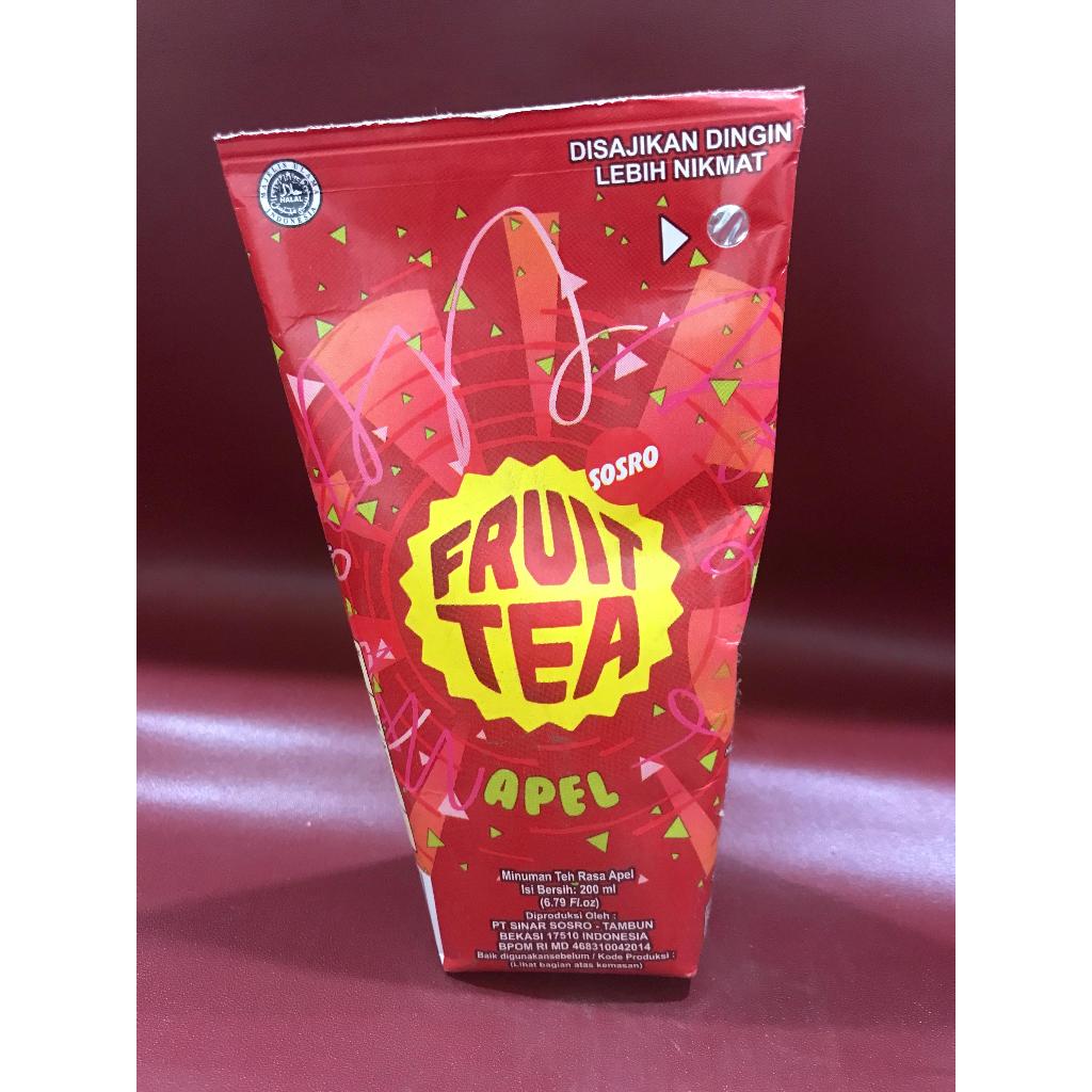 Jual Fruit Tea Apple PCH 200ML - Minuman Fruit Tea Rasa Apple | Shopee ...
