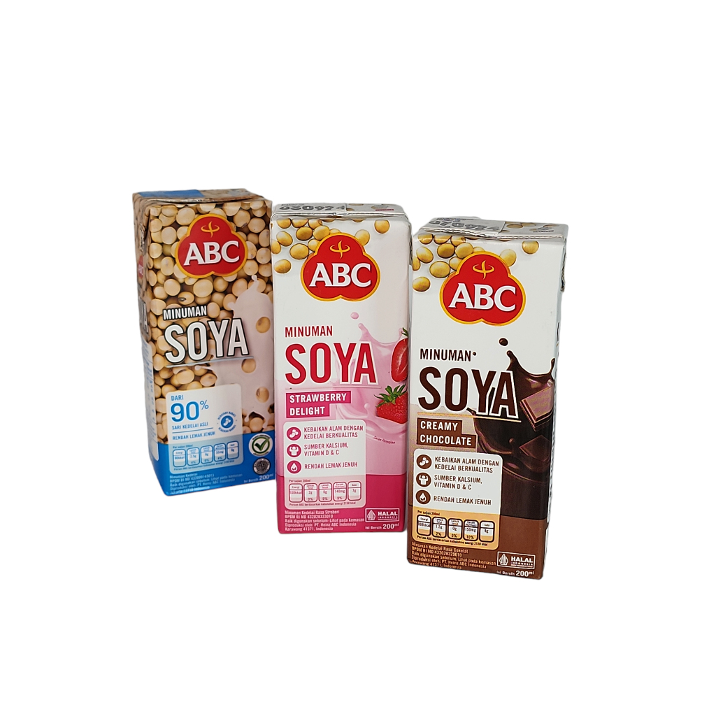 Jual ABC Soya Milk RTD - Netto 200 mL | Shopee Indonesia