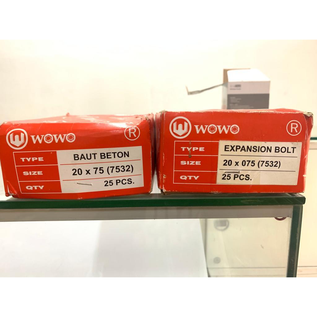 Jual JT88 - Dynabolt Merk WOWO Ukuran M20 x 075/Dinabolt/Baut Beton ...