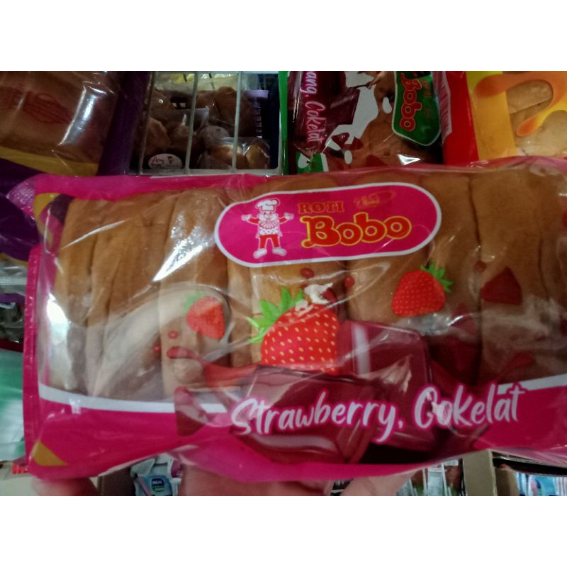 Jual Roti Bobo Strawberry Cokelat 1 Pcs | Shopee Indonesia