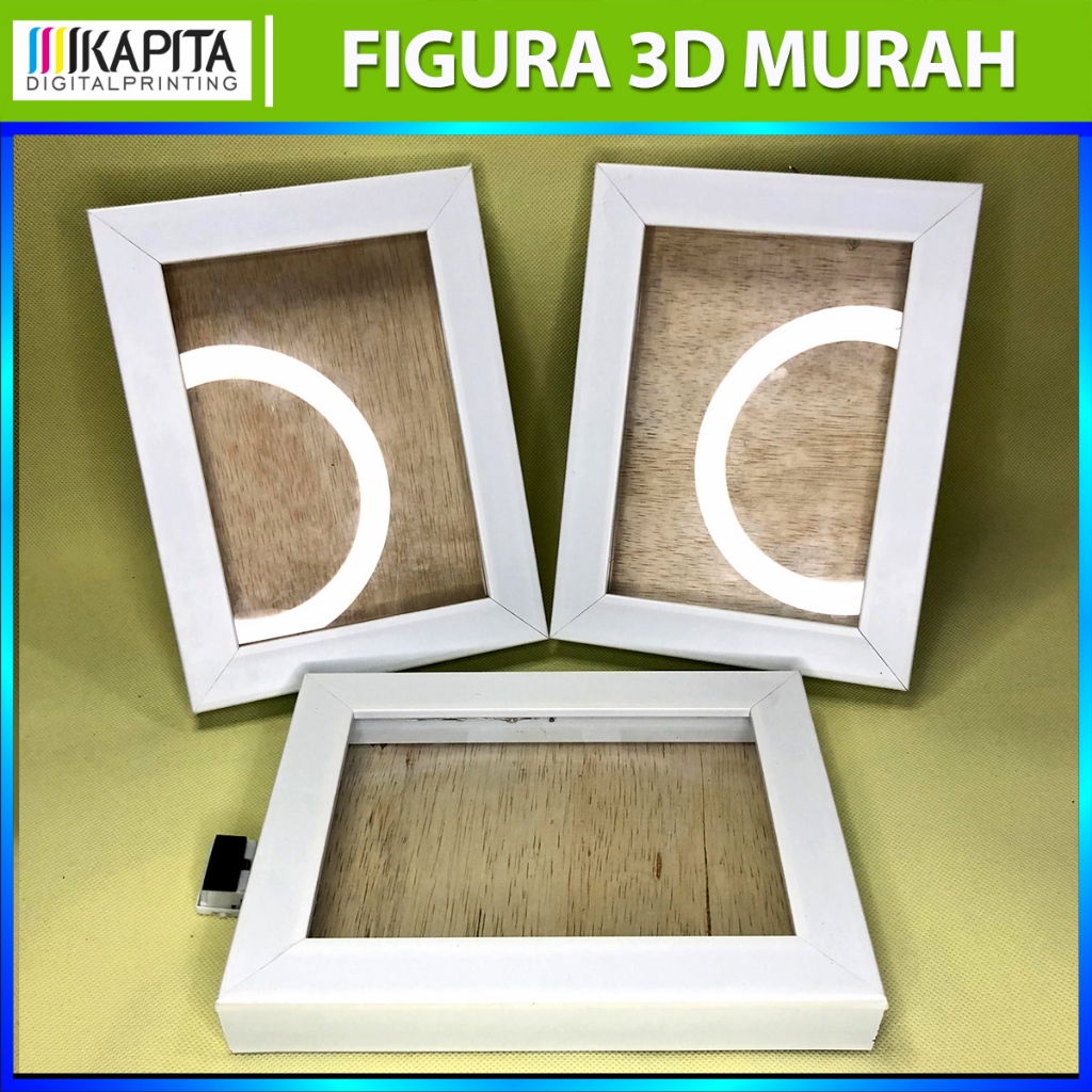 Jual Figura Foto 3D Bingkai Box 3D Minimalis Ukuran 5R Murah | Shopee ...