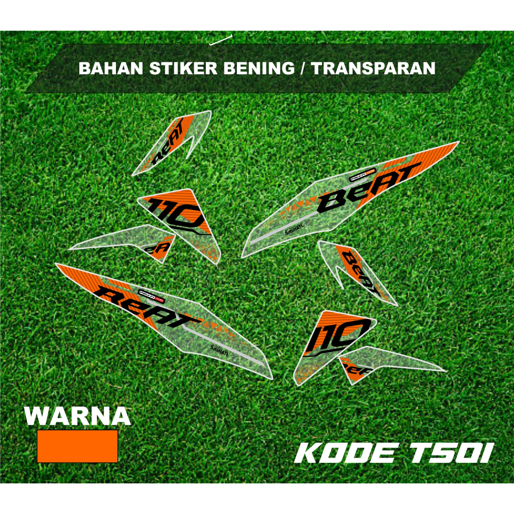 Jual Striping Beat Fi Transparan Design Malaysia Beat 2012 2013 2014 ...