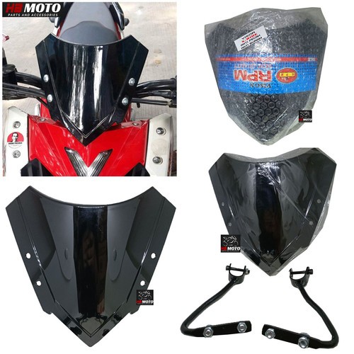 Jual Visor X-Ride + Breket Anti Pecah Anti Buram Aksesoris visor ...