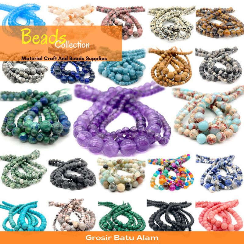 Jual Grosir Manik Batu Alam Bulat 6mm | Shopee Indonesia
