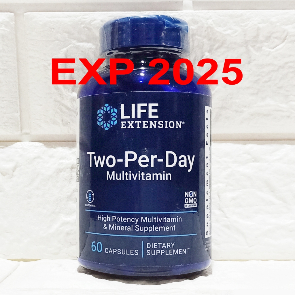 Jual Life Extension Two Per Day Multivitamin Multi Vitamin 60 Capsules ...