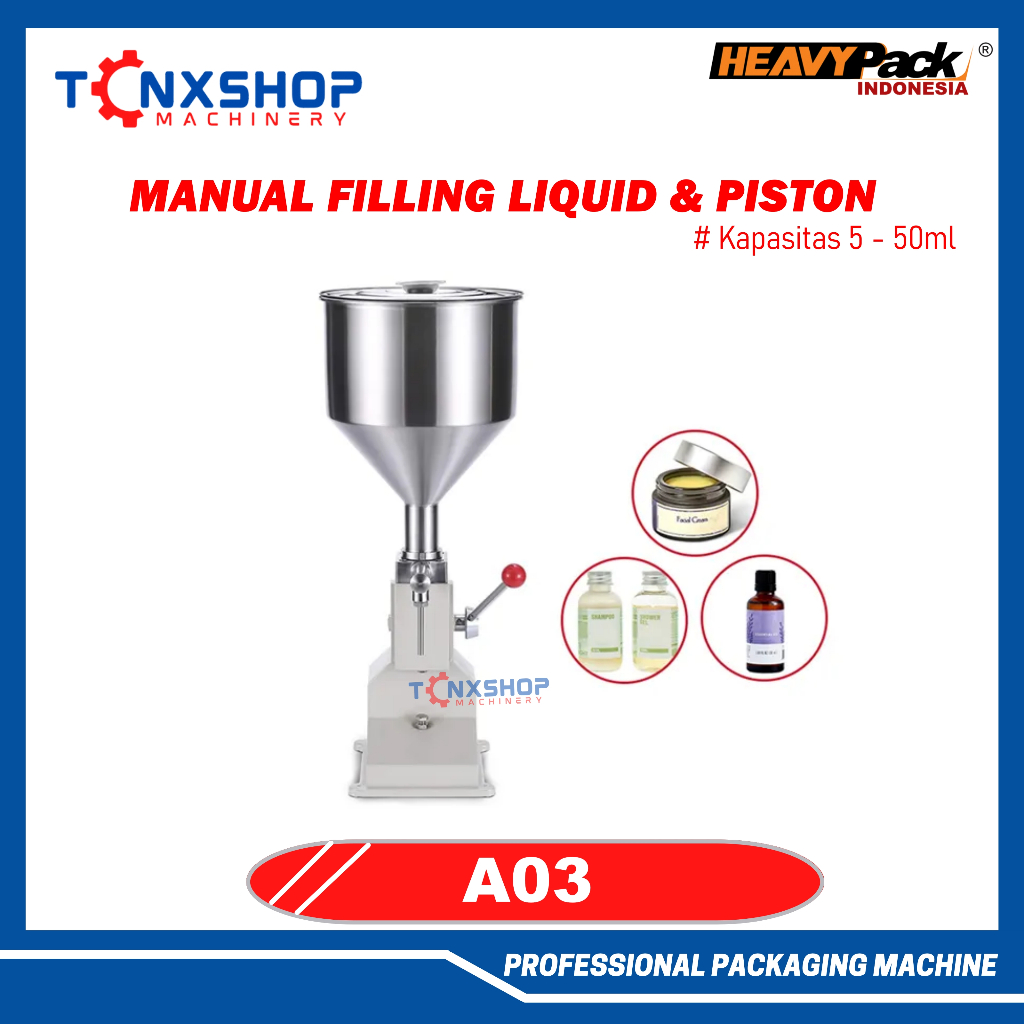 Jual A03 Manual Filling Mesin Pengisi Cairan Liquid Pasta Cream Heavypack | Shopee Indonesia