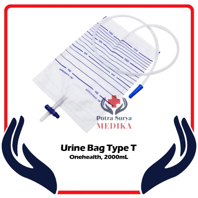 Jual Urine Bag Steril T-Valve 2 Liter OneHealth | Shopee Indonesia