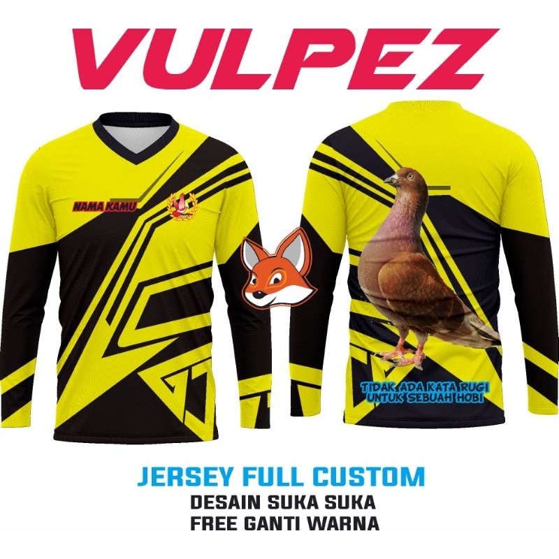 Jual JERSEY MERPATI // FULL PRINTING // FREE CUSTOM | Shopee Indonesia