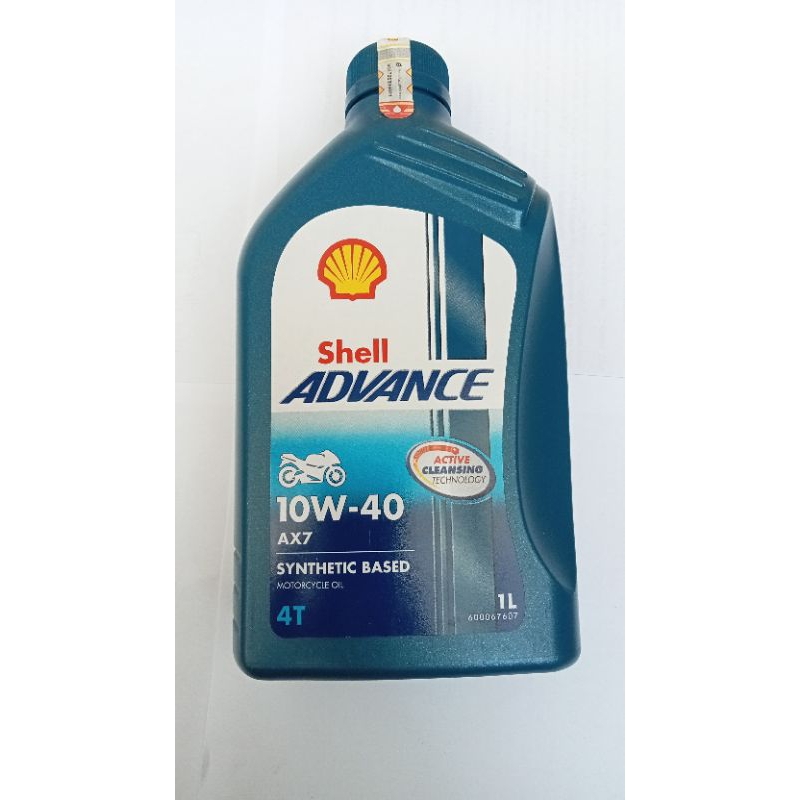 Jual Oli Shell AX7 10W-40 1L untuk motor bertransmisi manual. (100% oli ...