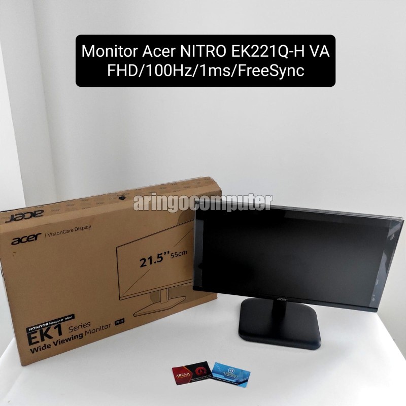 Jual Monitor Acer NITRO EK221Q-H VA/FHD/100Hz/1ms/FreeSync | Shopee ...