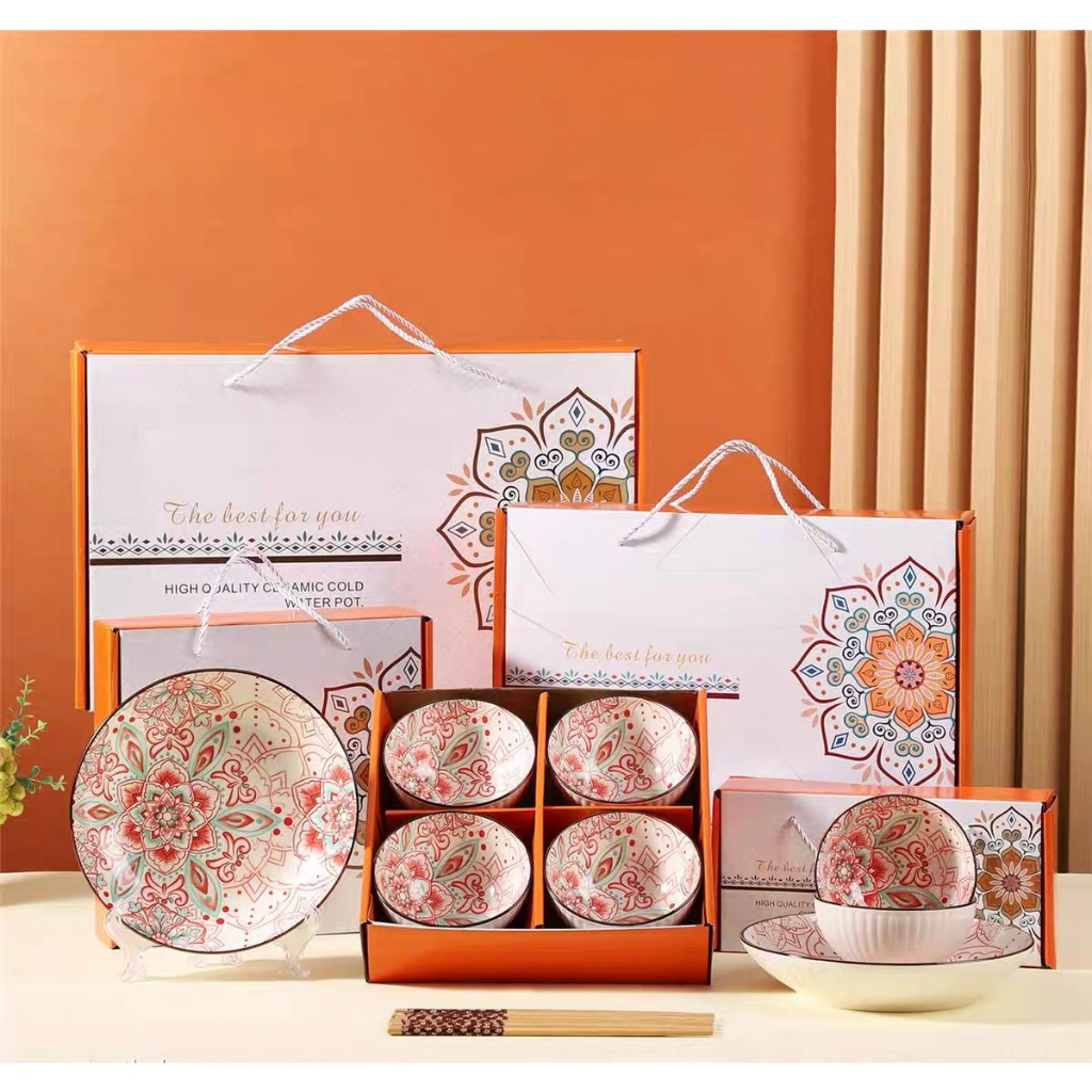 Jual [COD] EVERGREEN Hampers Mangkok Set 6 Pcs Japanese Gift Mangkuk ...