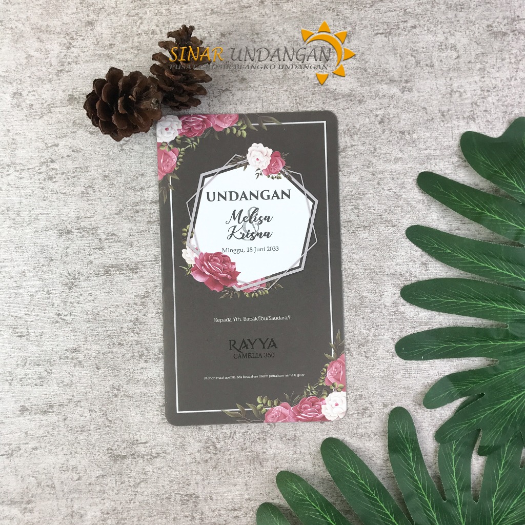 Jual Blangko Undangan Pernikahan Rayya 350 Termurah | Shopee Indonesia