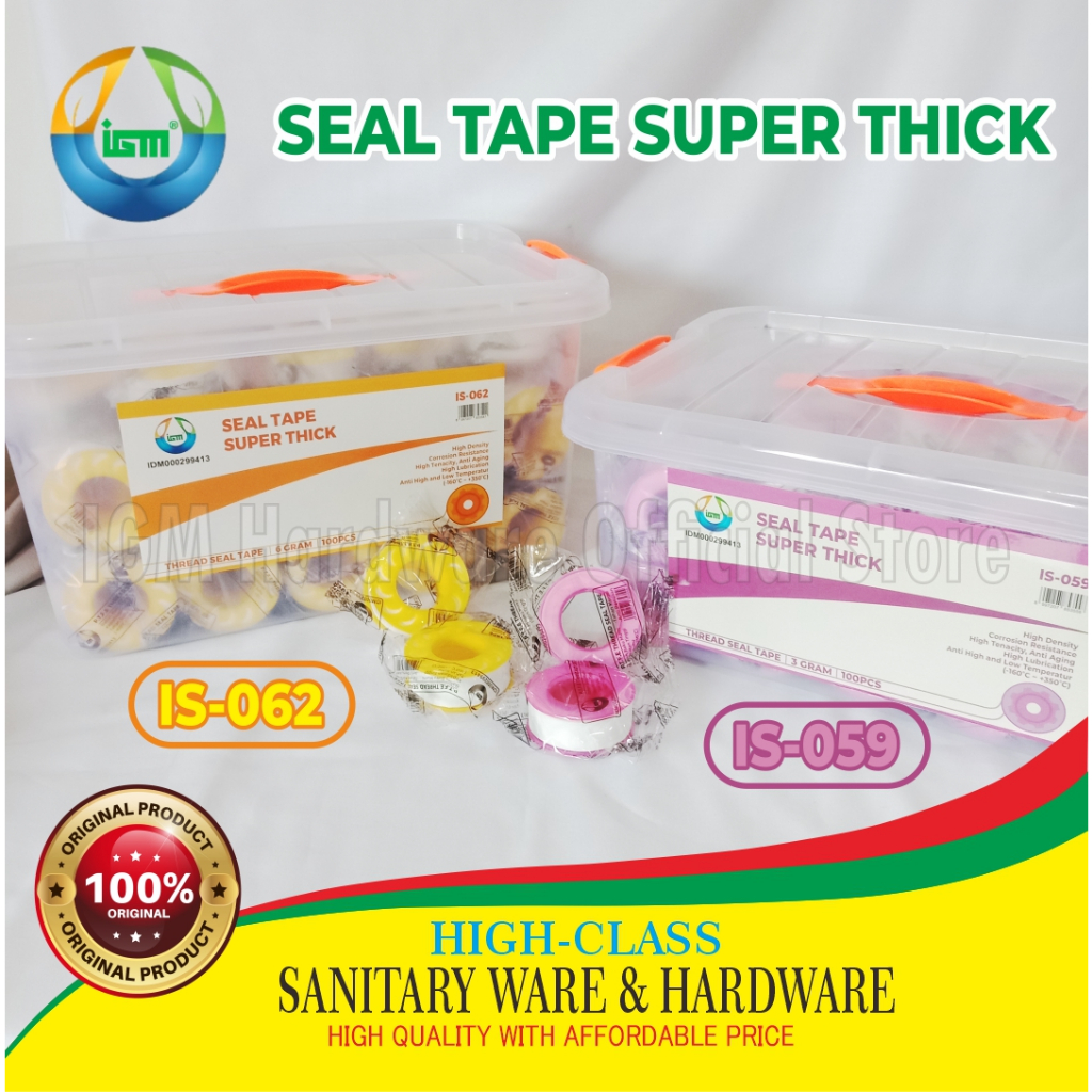 Jual SEAL TAPE SUPER TICK IGM IS-062 IS-059 | Shopee Indonesia