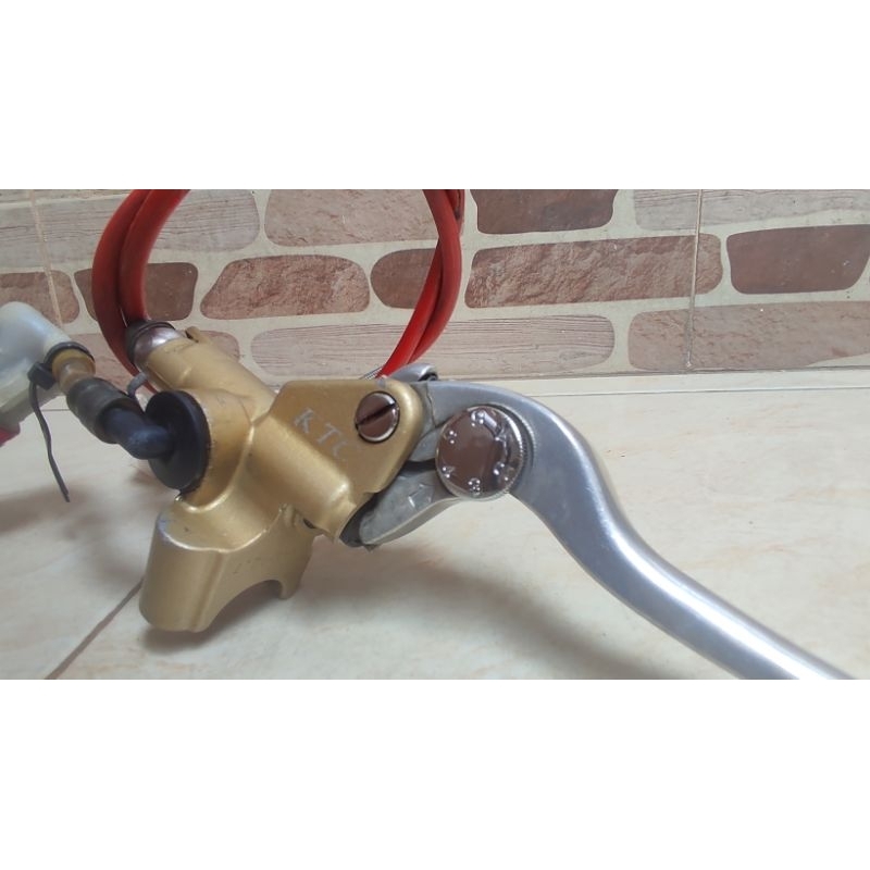 Jual master rem axial KTC gold handle nissin samurai + selang rem hel ...