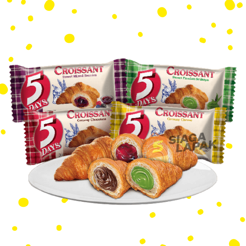 Jual Croissant 5 Days 60gr All Varian Roti Kroisan [BELI BANYAK LEBIH ...