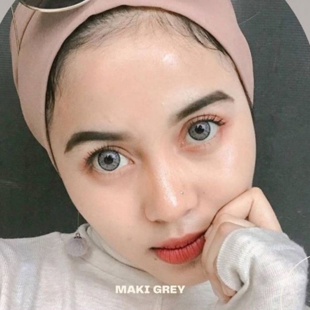 Jual Urban softlens maki brown and grey DREAMCOLOR / URBAN FACTORY ...
