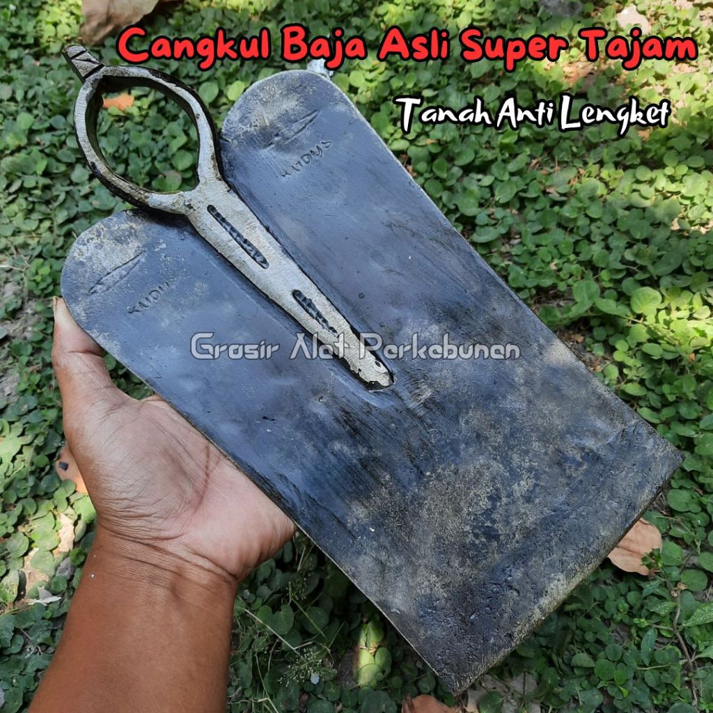 Jual Pacul Sawah Baja Asli/ Cangkul Sawah Kebun Ladang Anti Lengket ...