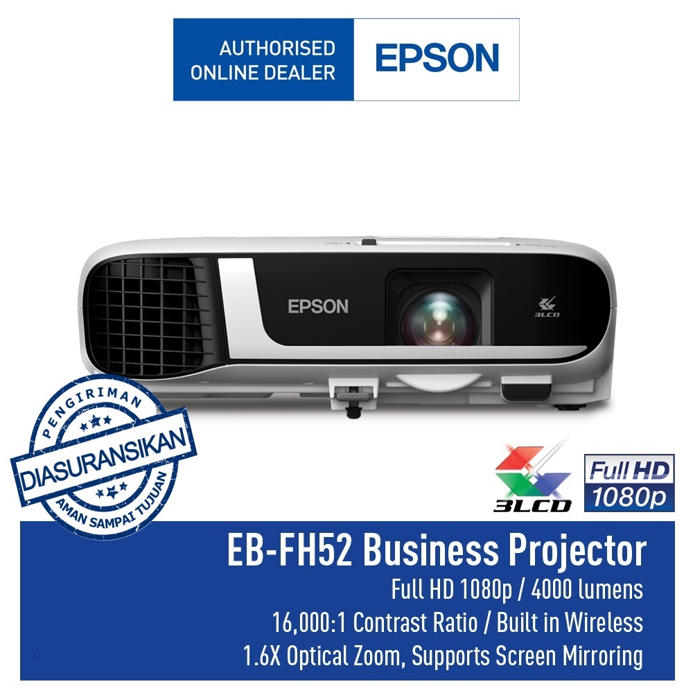 Jual Epson EB-FH52 Full HD 3 LCD Projector | Shopee Indonesia