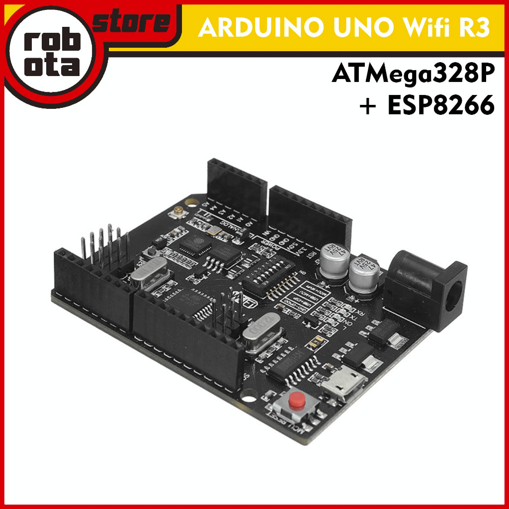 Jual ARDUINO UNO WIFI R3 ESP82660 32MB FLASH CH340G | Shopee Indonesia