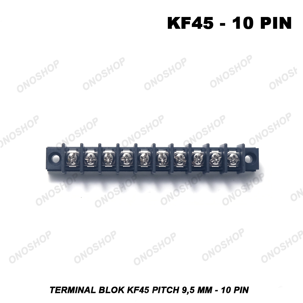 Jual Terminal Blok KF45 Pitch 9,5 mm Terminal Blok Hitam PCB - 10 Pin ...