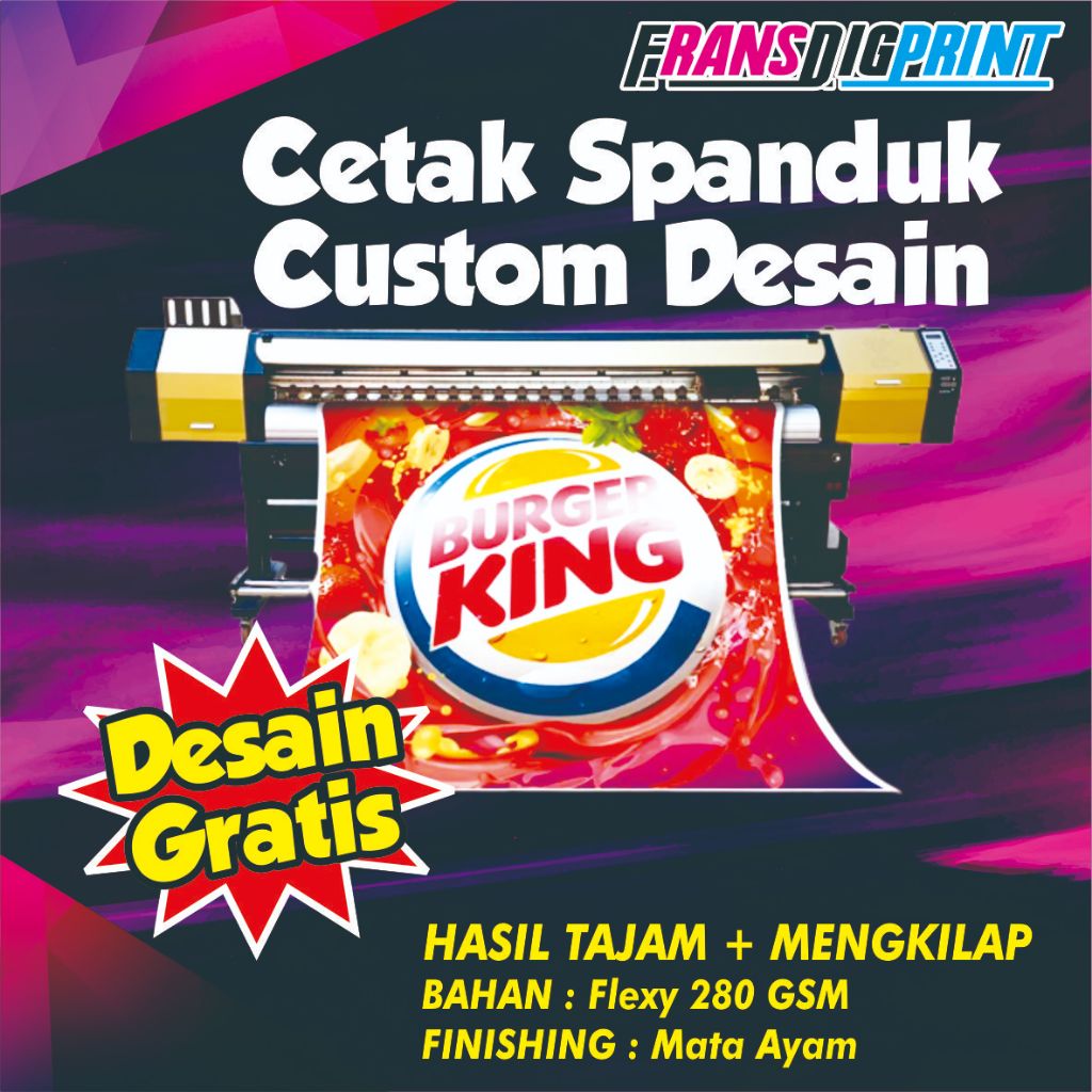 Jual SPANDUK CUSTOM , BANNER CUSTOM , GRATIS DESAIN , BANNER BEBAS ...