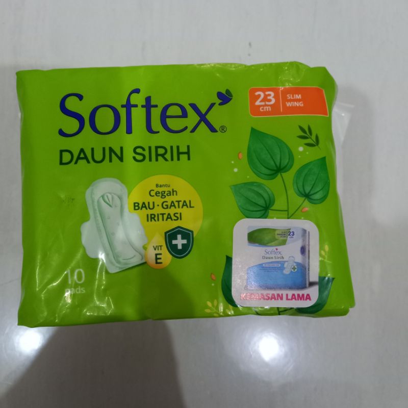 Jual Softex Pembalut Daun sirih 23cm slim wing 10 pads | Shopee Indonesia