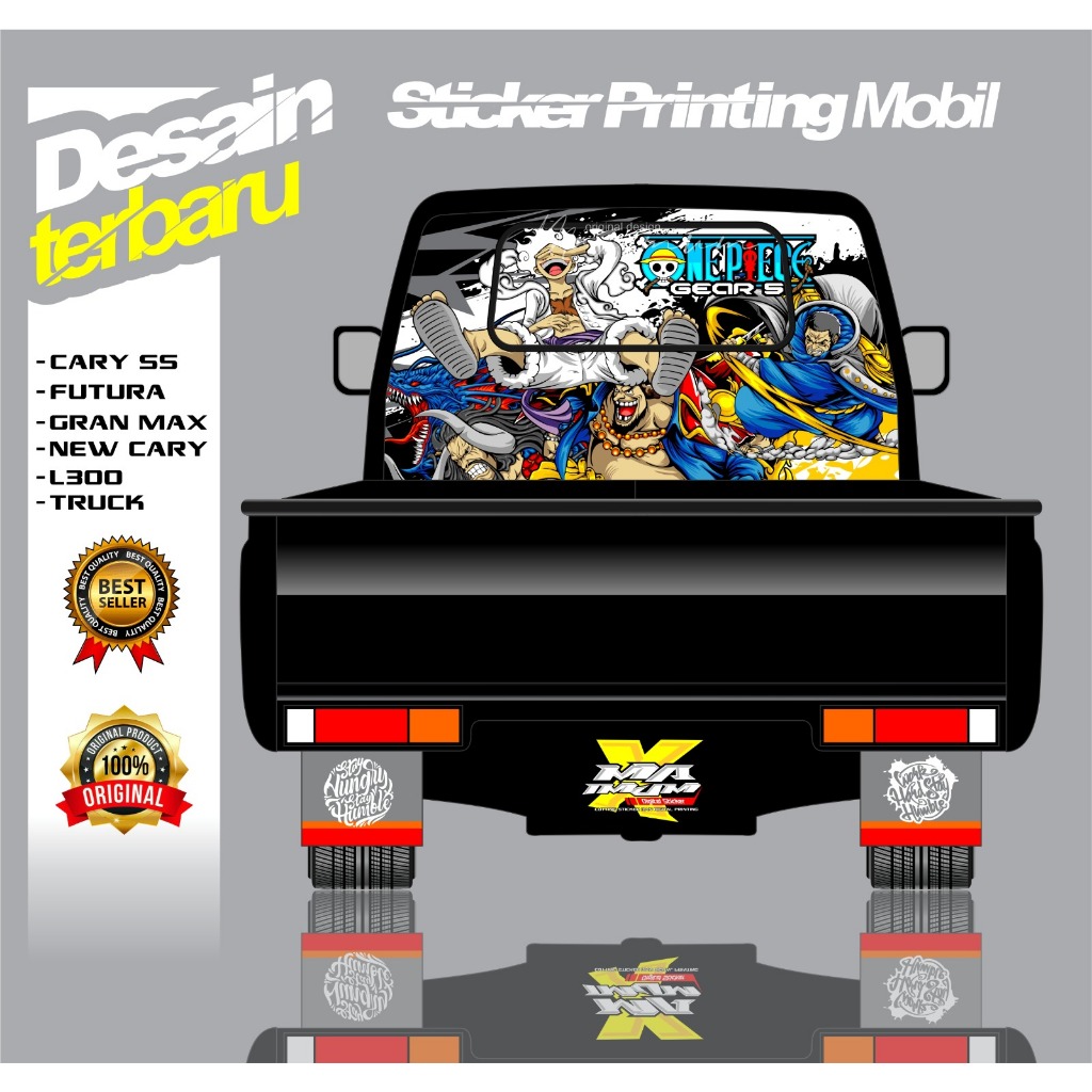Jual TICKER KABIN BELAKANG MOBIL PICKUP CARRY SS / STICKER KABIN ...