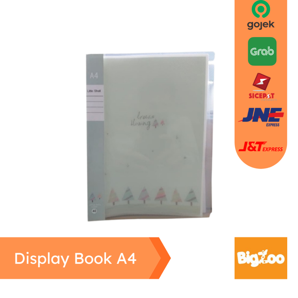 Jual Bigzoo Clear Holder Dokumen Keeper Display Book A4 isi 40 Lembar ...